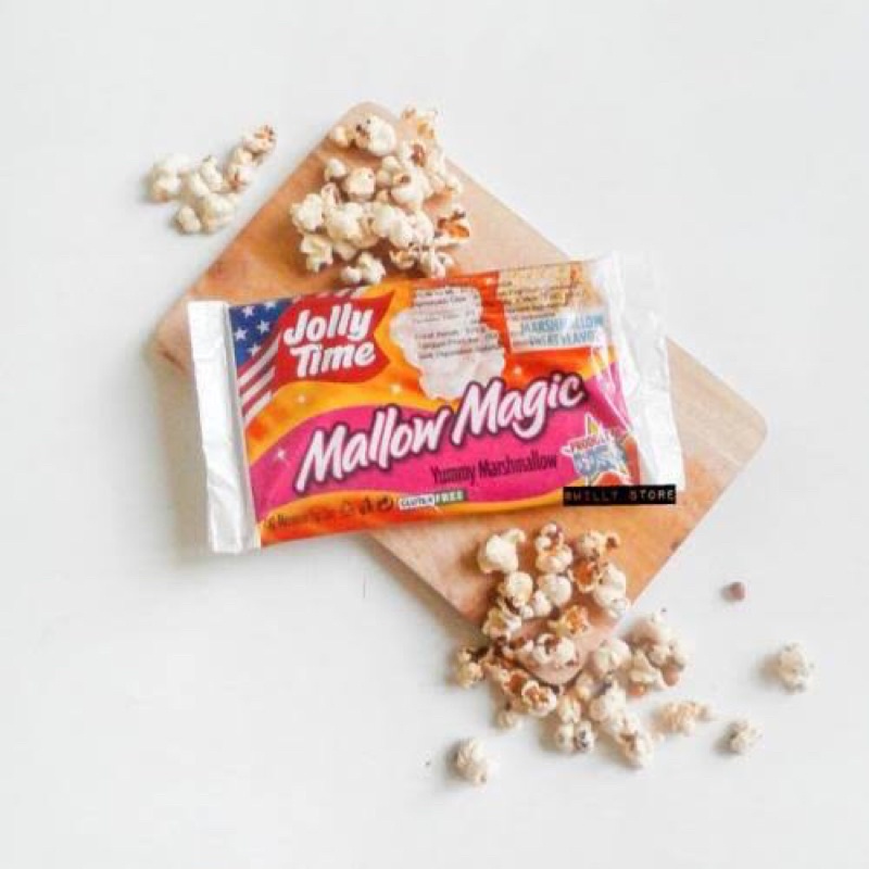 Jual POPCORN JOLLY TIME MALLOW MAGIC YUMMY MARSHMELLOW 125gr | Shopee ...