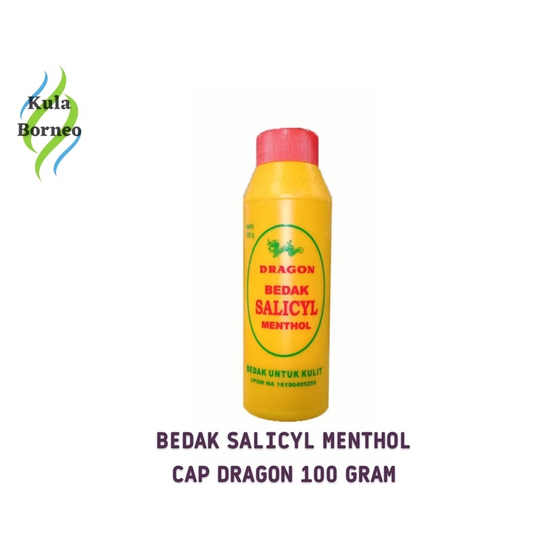 Jual Bedak Gatal Salicyl Menthol Cap Dragon 100 gr | Shopee Indonesia