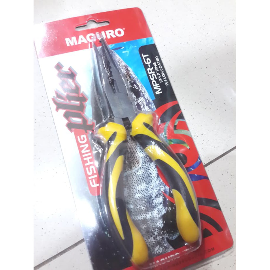 Jual Tang/Plier Maguro Mpsr - 6T (Split Ring Teflon Coated) | Shopee ...