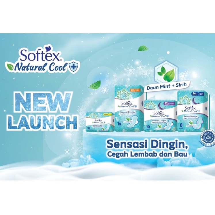 Jual Softex Daun Sirih / Natural Cool / Comfort Night Wing 23/29/36cm ...