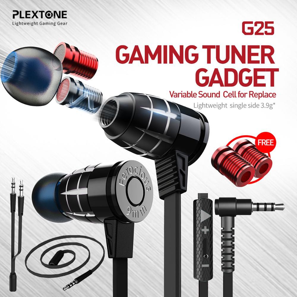 Jual Plextone G25 Bullet/G20 Headset Gaming Earphone Top Build Upgrade ...