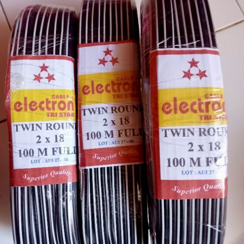 Jual KABEL SERABUT TEMBAGA HITAM PUTIH ROLL 100 METER | Shopee Indonesia