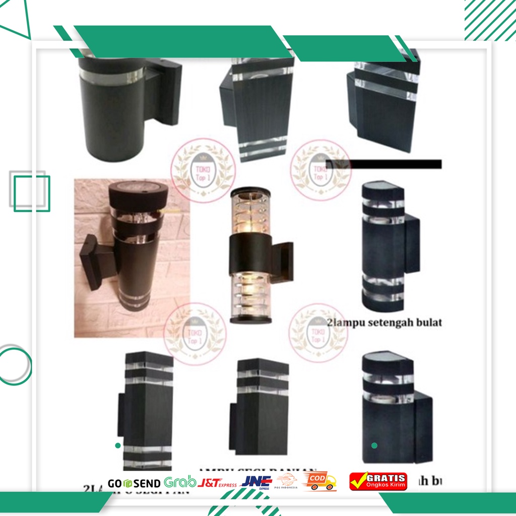 Jual LAMPU DINDING PILAR OUTDOOR | ALUMINUIM | WALL LIGHT | DINGDING ...