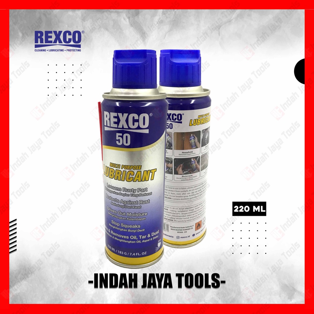 Jual REXCO 50 - 220 ML - Lubricant Pelumas Anti Karat Serba Guna ...