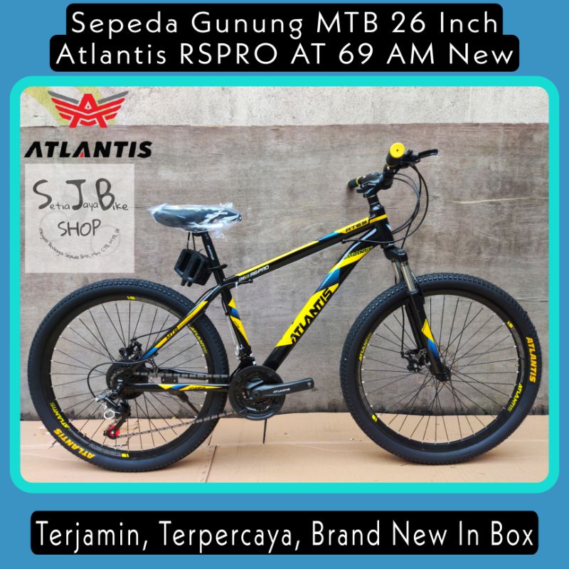 Jual Sepeda Gunung MTB 26 Inch ATLANTIS RSPRO AT 69 AM New Steel Hi-Ten ...