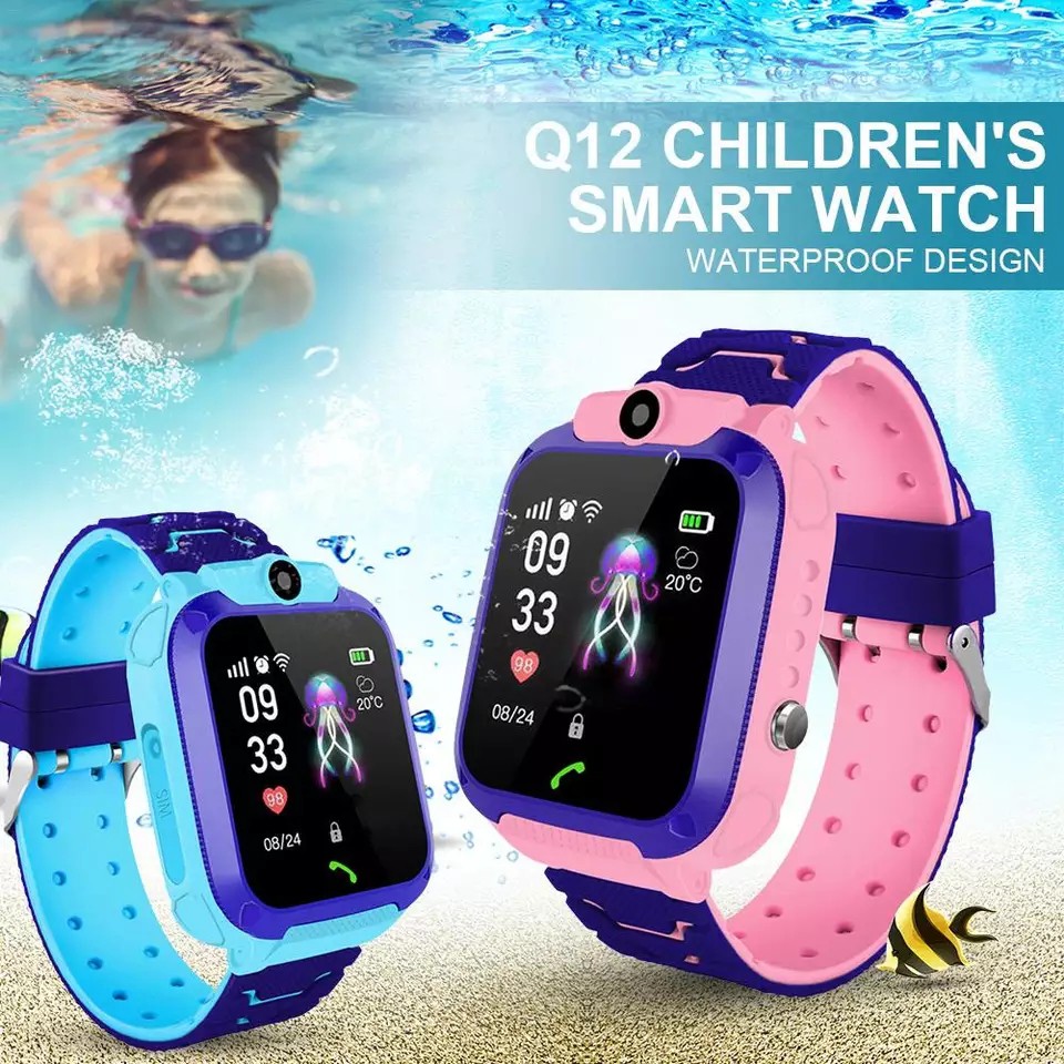 Jual JFach-Q12 Smartwatch Kids Berenang Anti Hilang SOS Remote Camera 4 ...
