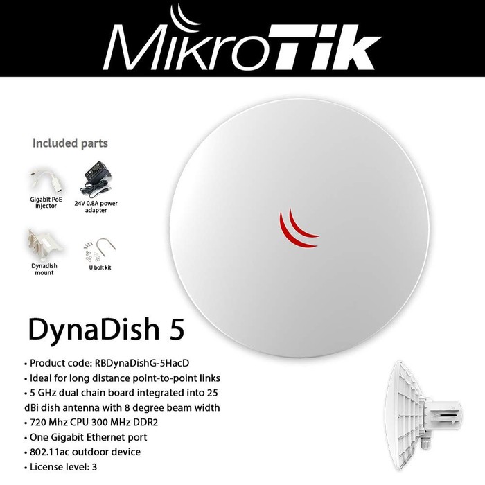 Jual Mikrotik DynaDish 5 ( RBDynaDishG-5HacD ) | Shopee Indonesia