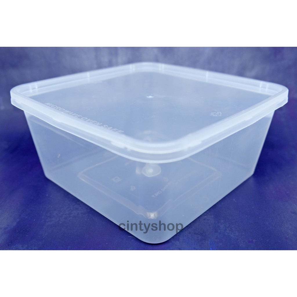 Jual Thinwall Kotak Tempat Makan Plastik Wadah Plastik Isi 25 Pcs