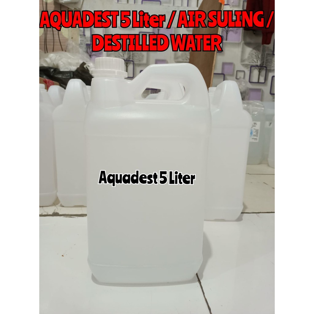 Jual aquades water destilasi 5 liter | Shopee Indonesia