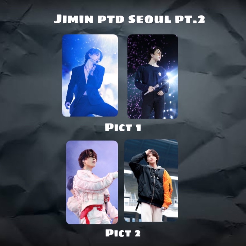 Jual photocard pc lenticular BTS jimin ptd on stage seoul | Shopee ...
