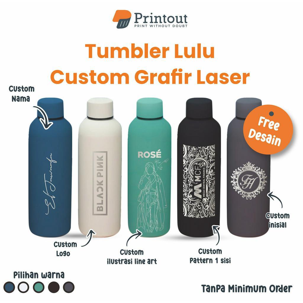 Jual PRINTOUT BOTOL MINUM AESTHETIC/TUMBLER LASER GRAFIR CUSTOM FREE ...