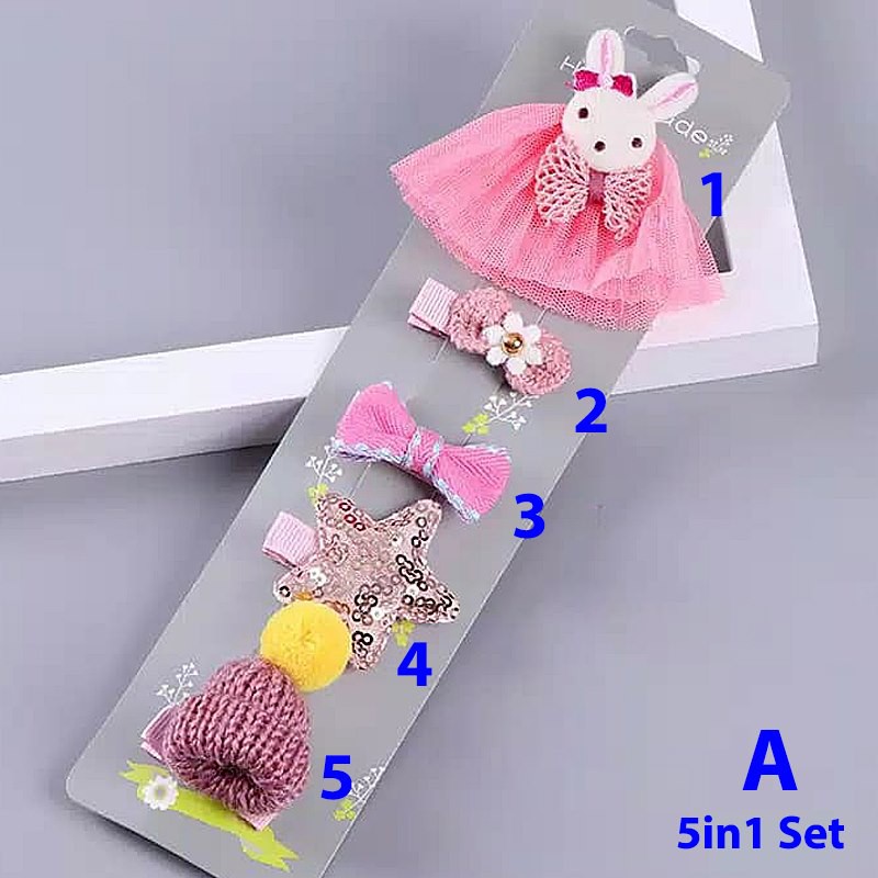 Jual Jepitan Rambut Anak Set 5in1 | Shopee Indonesia