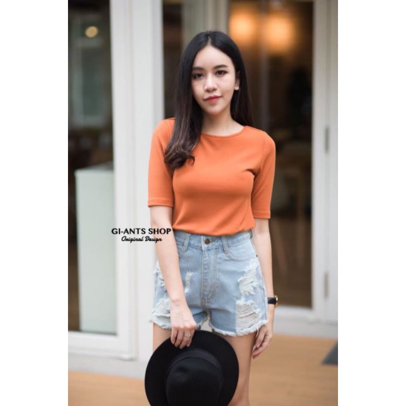 Jual KAOS GIANT IMPORT BASIC ADEM JS212 | Shopee Indonesia