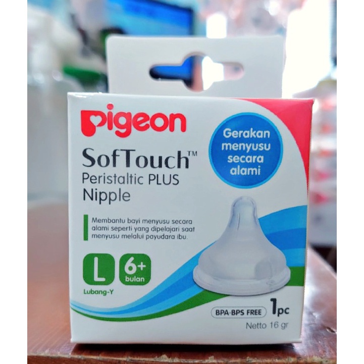 Jual BOTOL SUSU PIGEON WIDE NECK 160ML 240ML DAN NIPPLE PIGEON PERISTALTIC / WIDENECK / BOTOL ...