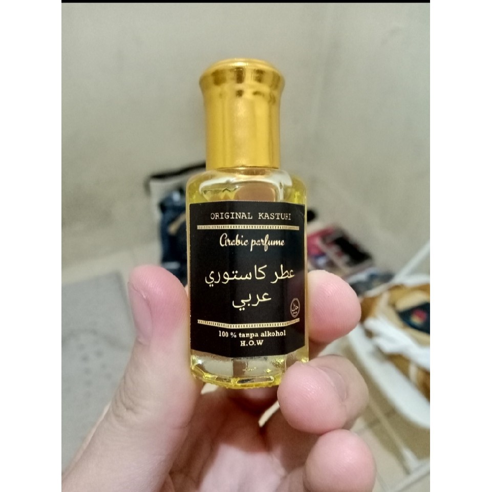 Jual KASTURI GOLD/KUNING PARFUM ORIGINAL H.O.W TANPA CAMPURAN ALKOHOL ...
