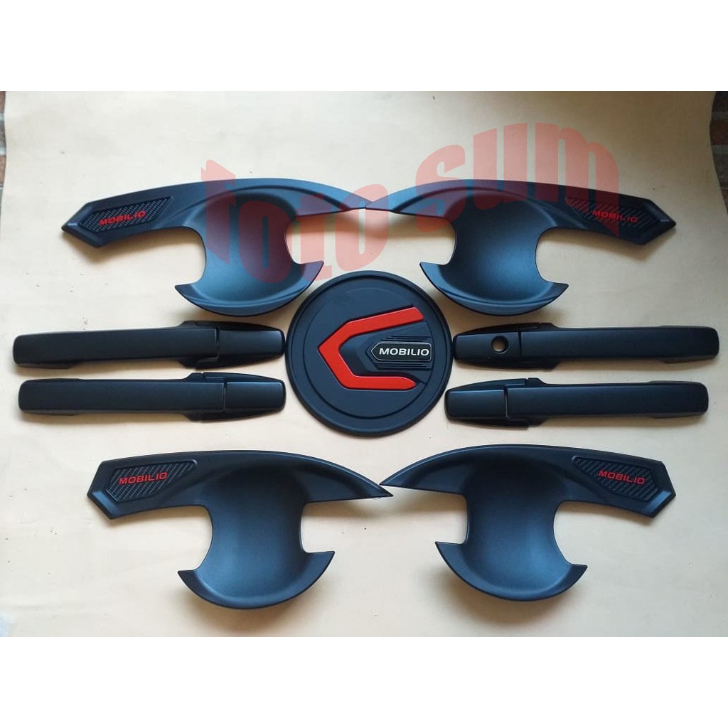 Jual outer hendel dan caver tangki mobilio hitam list merah awal sampai ...