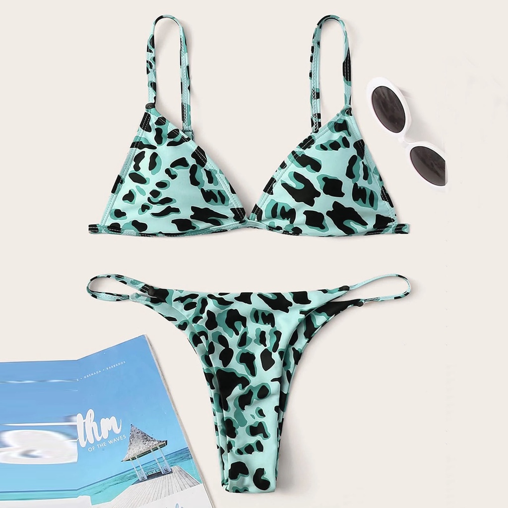 Jual Sexy Leopard Print Bikini 2021 Swimwear Women Biquini Push Up