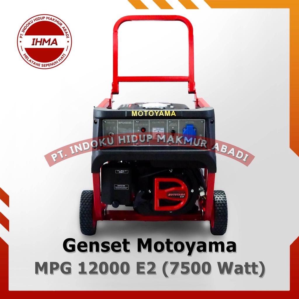 Jual Genset Listrik Bensin Motoyama MPG 12000 E2 - Gasoline Generator ...