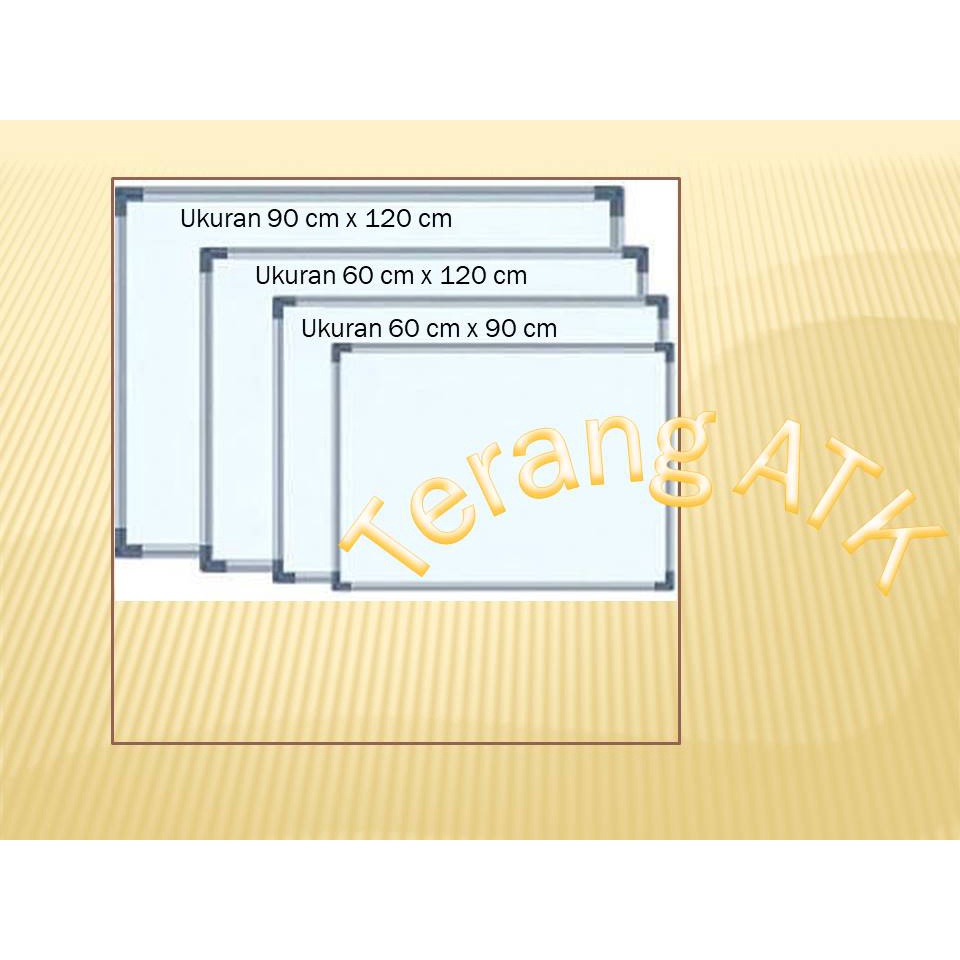 Jual Whiteboard Magnetic Gantung Merek Sakura [variant ukuran 2 ...