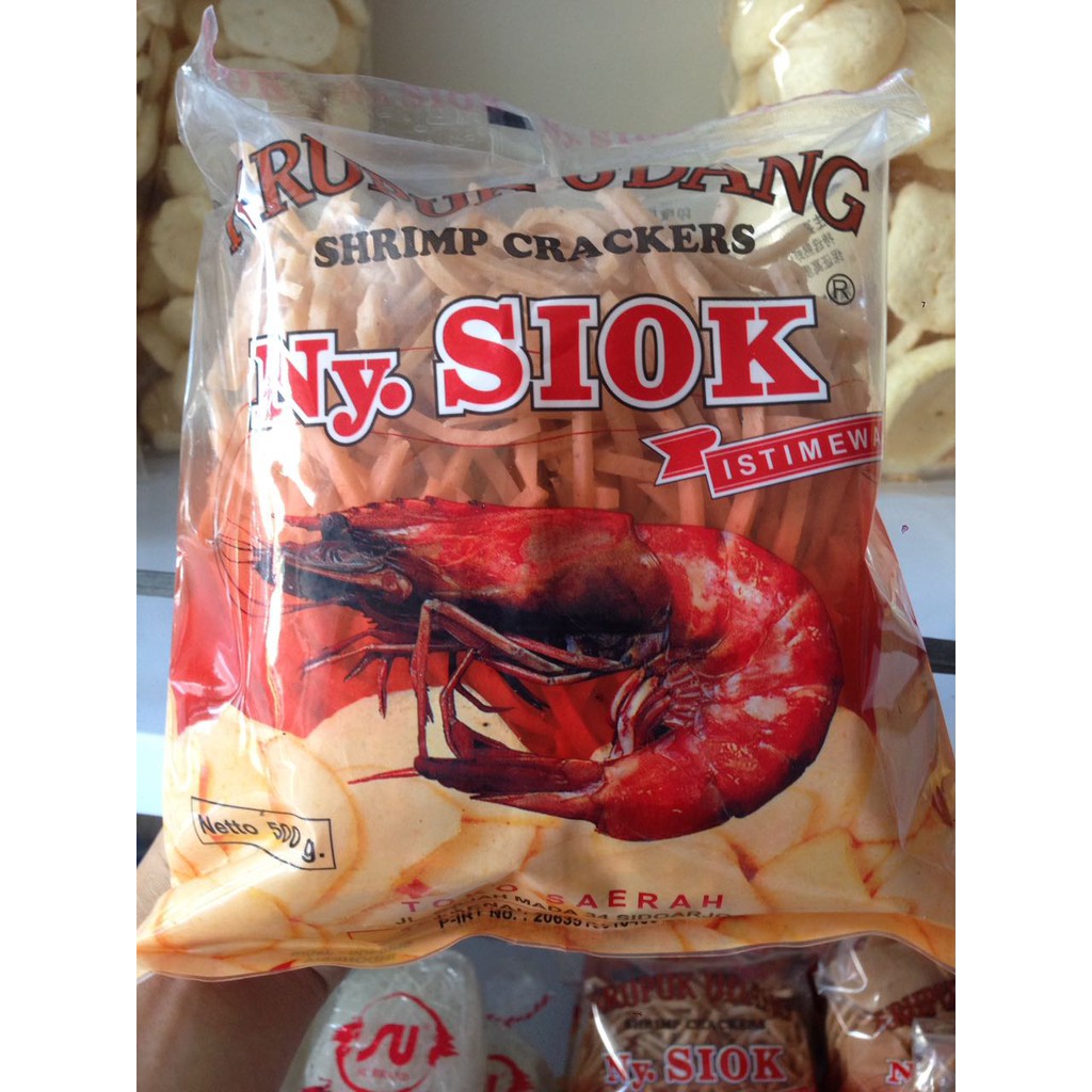 Jual Kerupuk Udang Ny. Siok Stik 500 gr Stick Shrimp Crackers Ny.Siok ...