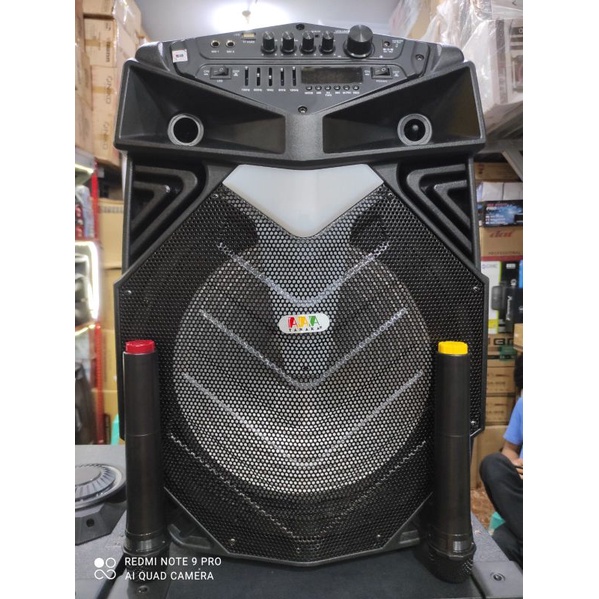 Jual SPEAKER TANAKA 15 INCHI FREE 2 MIC WIRELESS | Shopee Indonesia