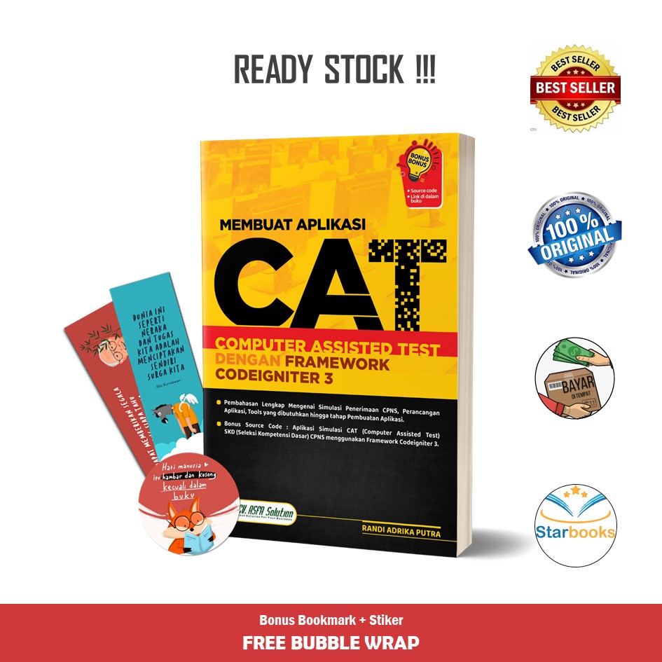 Jual Buku Membuat Aplikasi Cat dg Framework Codeigniter 3 - Asfa ...