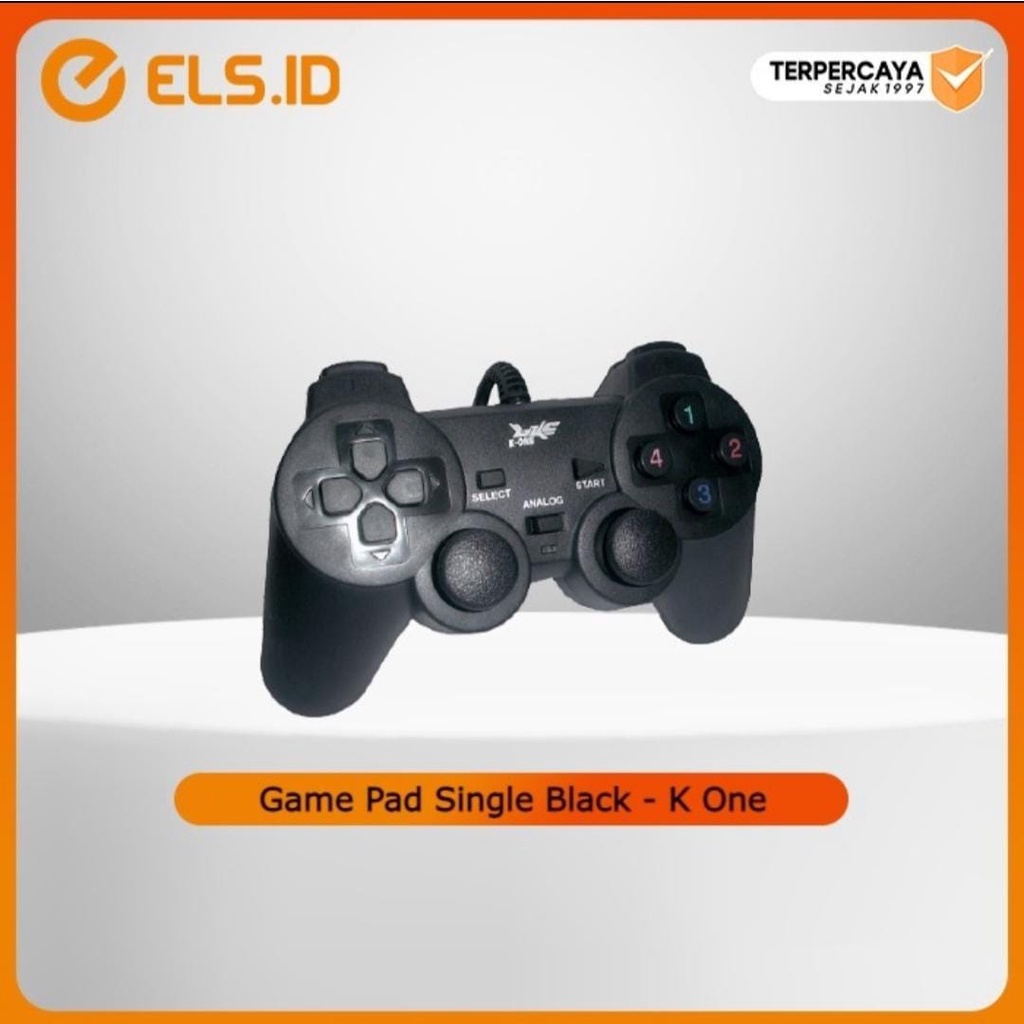 Jual Game Pad Single Black (6 bl) | Shopee Indonesia