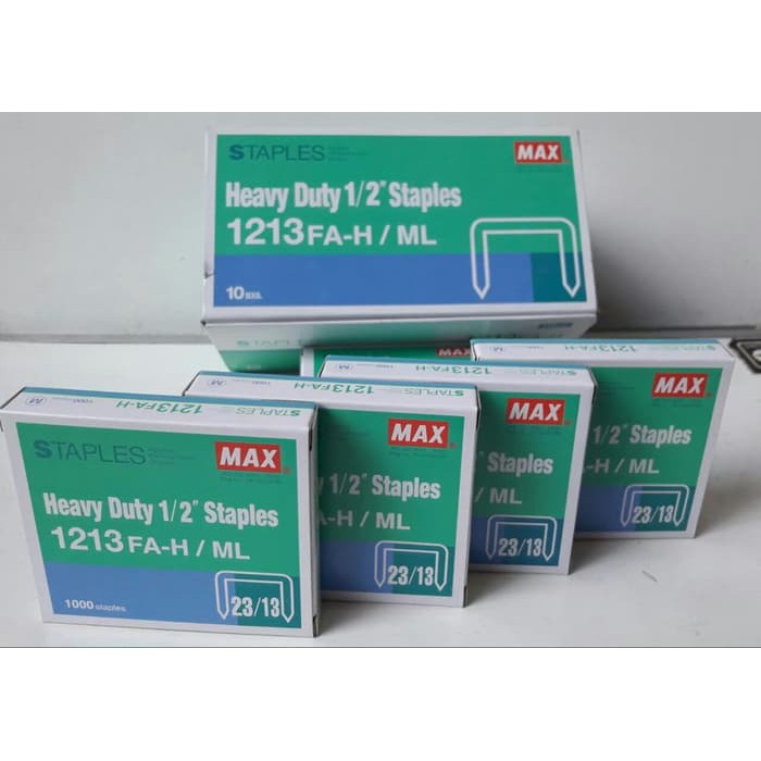 Jual Max ISI STAPLES 1213 / Isi stapler besar 12/13 +LT3 | Shopee Indonesia