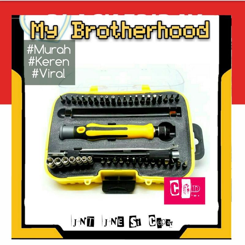 Jual Obeng Set Reparasi 45 in 1 Multifungsi Trox T3 T4 T6 T7 T8 H0.9 H1 ...