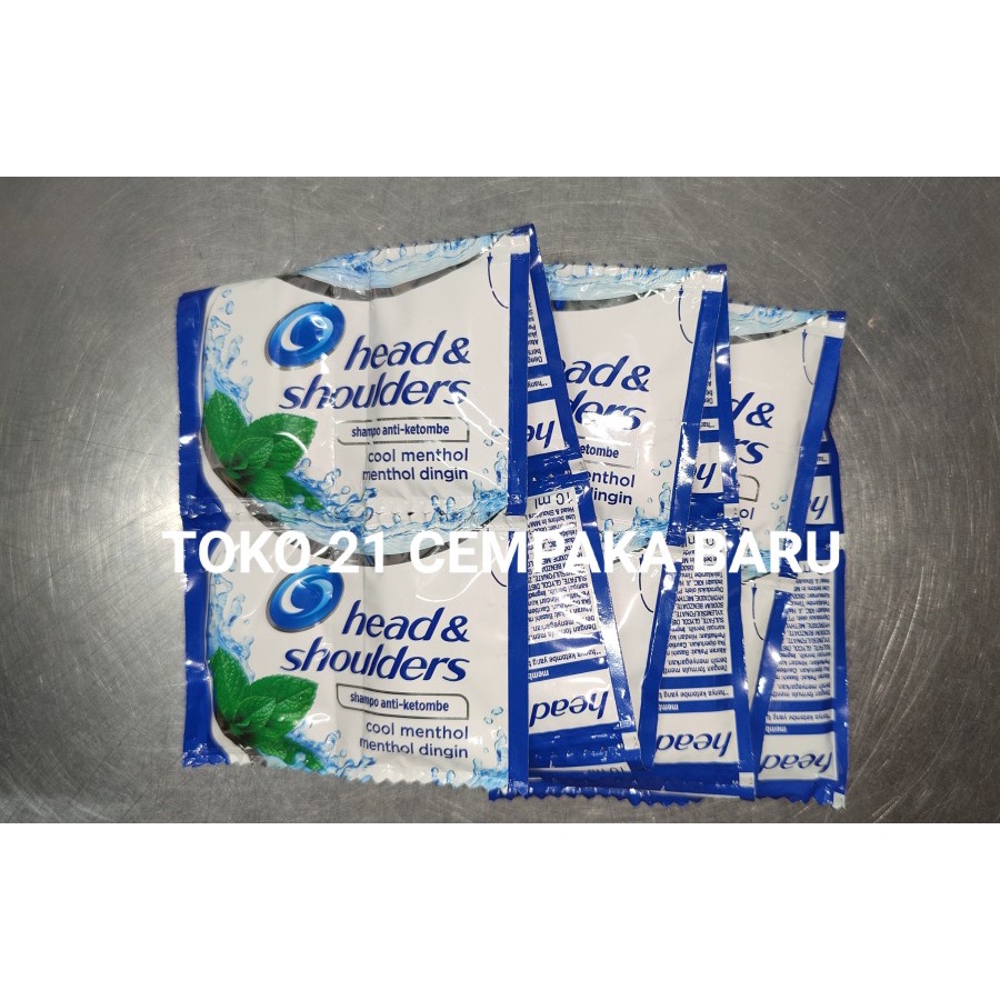 Jual Head & Shoulders 1 renceng isi 12 sachet Wangi - COOL MENTHOL ...