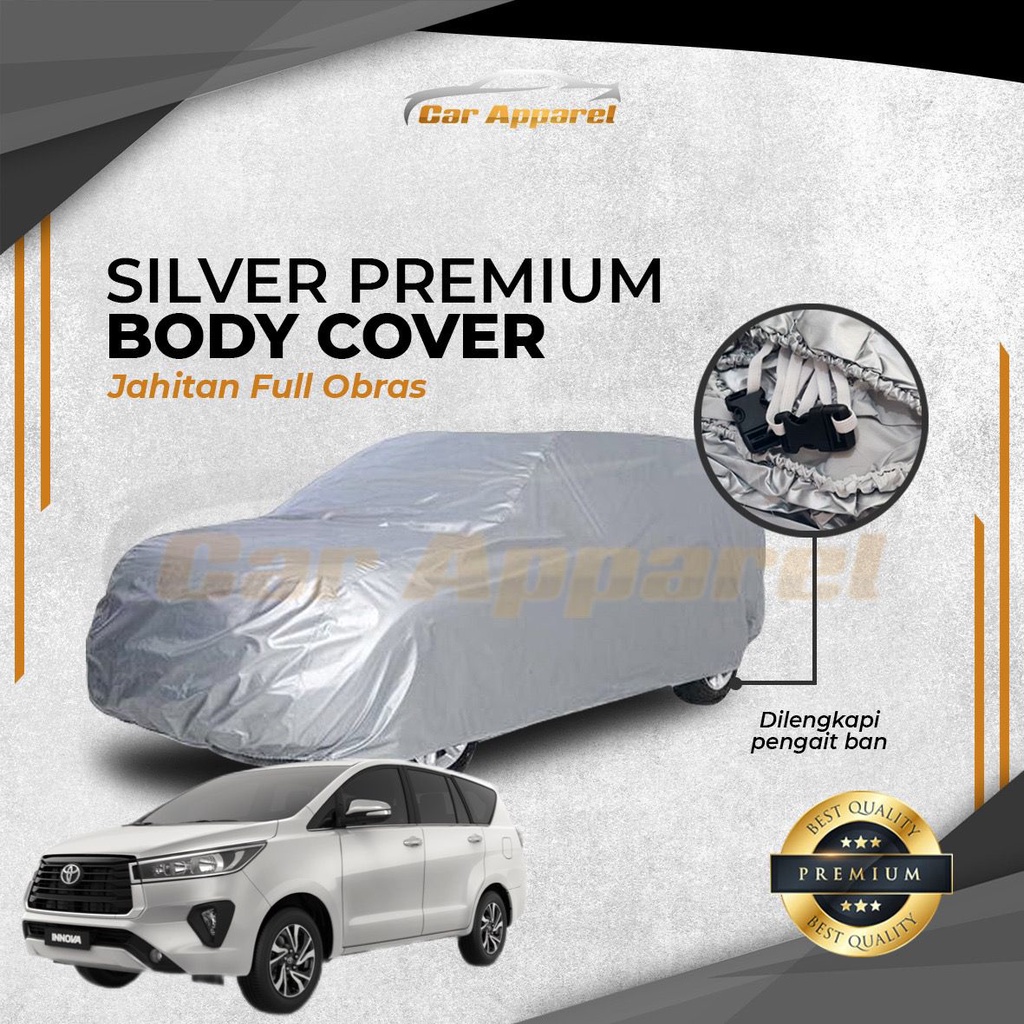 Jual BODY COVER INNOVA REBORN 2016-2022 PREMIUM SILVER SELIMUT PENUTUP ...