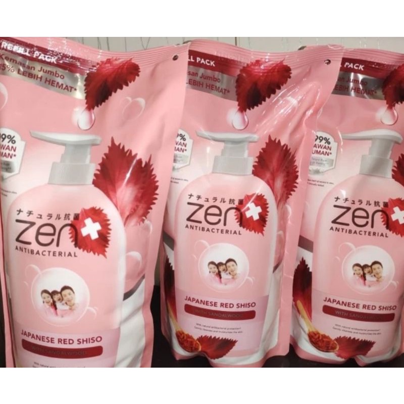 Jual Zen Body Wash Japanese Red Shiso Jumbo 800ml Refill Zen | Shopee ...