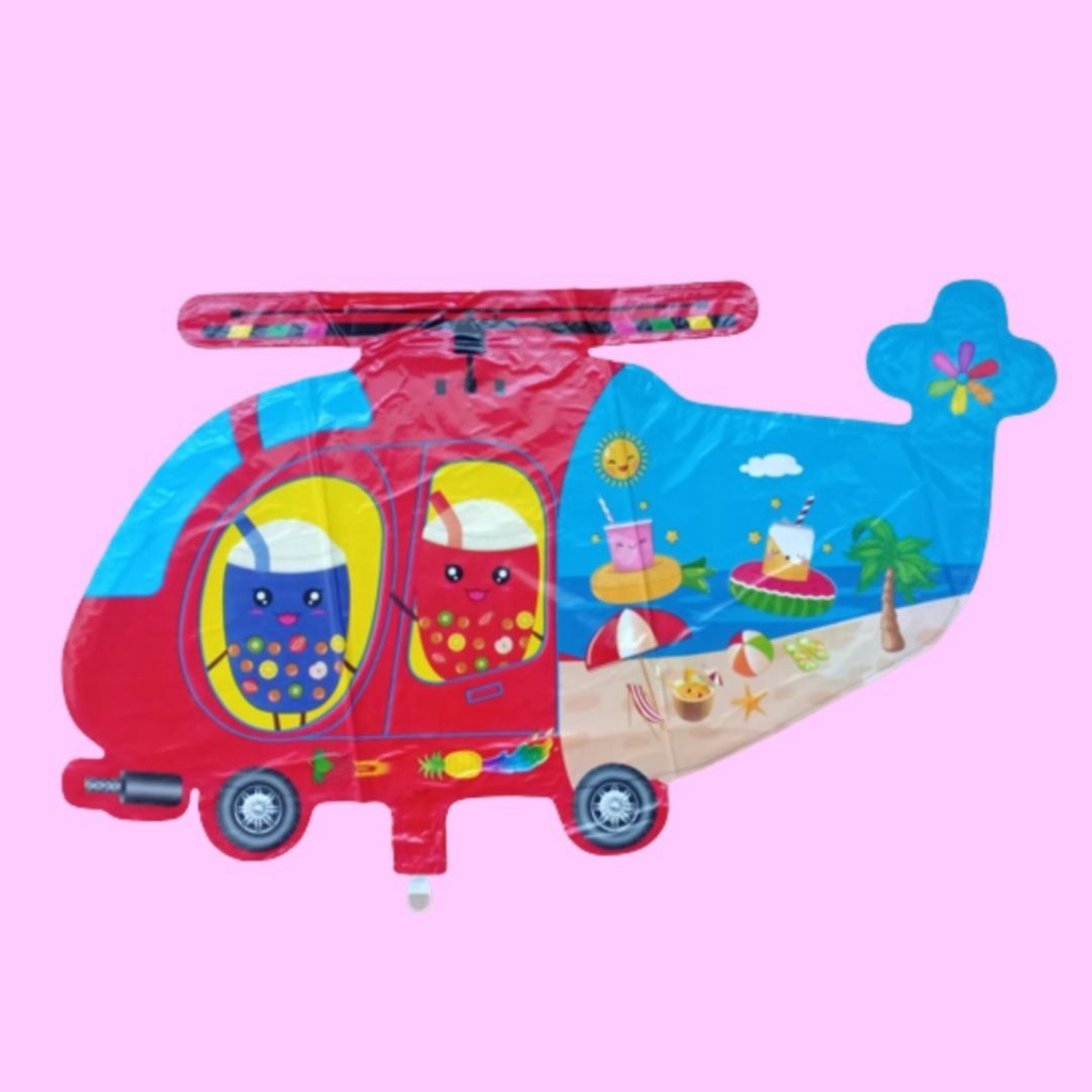 Jual 1pack HELI BOBA (BALON GAS/FOIL/TERBANG/KARAKTER) 1pack=50pc ...