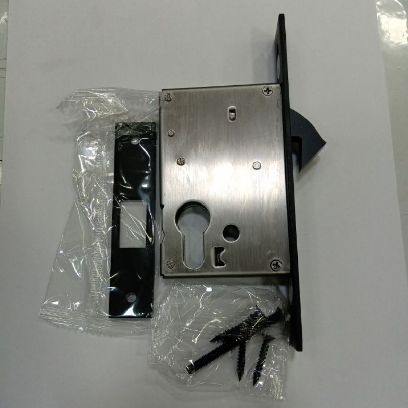 Jual Body Kunci Sliding PALOMA MLP 638 DELUXE 50MM MATTE BLACK MORTISE ...
