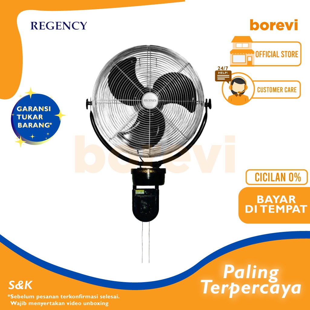 Jual WALL FAN REGENCY ZTW-16 / KIPAS ANGIN DINDING REGENCY | Shopee ...