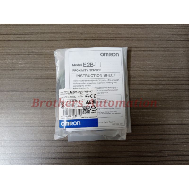 Jual Proximity Sensor E2B-M12KS04-WP-C1 2m Omron | Shopee Indonesia
