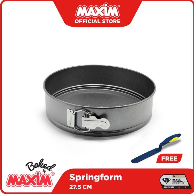 Jual Maxim Bakeware Loyang Kue Teflon Anti Lengket 27cm Spring Form ...