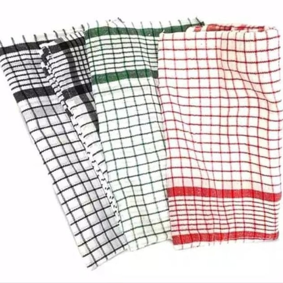 Jual Serbet Kain Lap Piring Meja Topo Halus Lembut Rumah Tangga ...