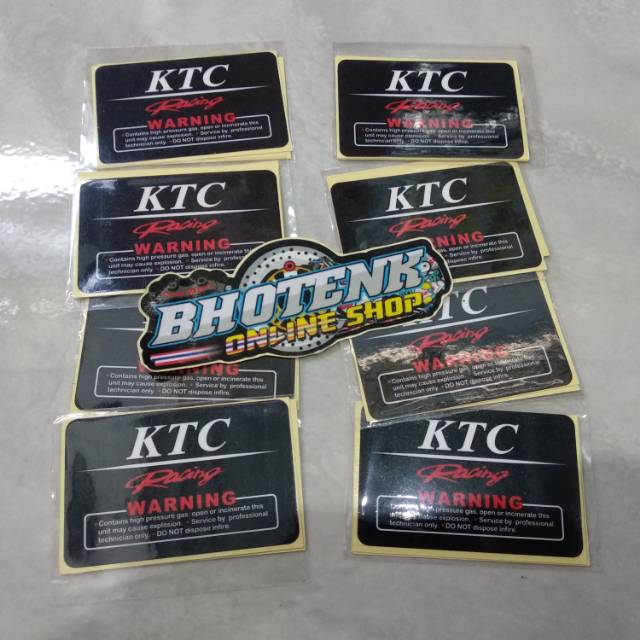 Jual Stiker KTC Racing Warning | Shopee Indonesia