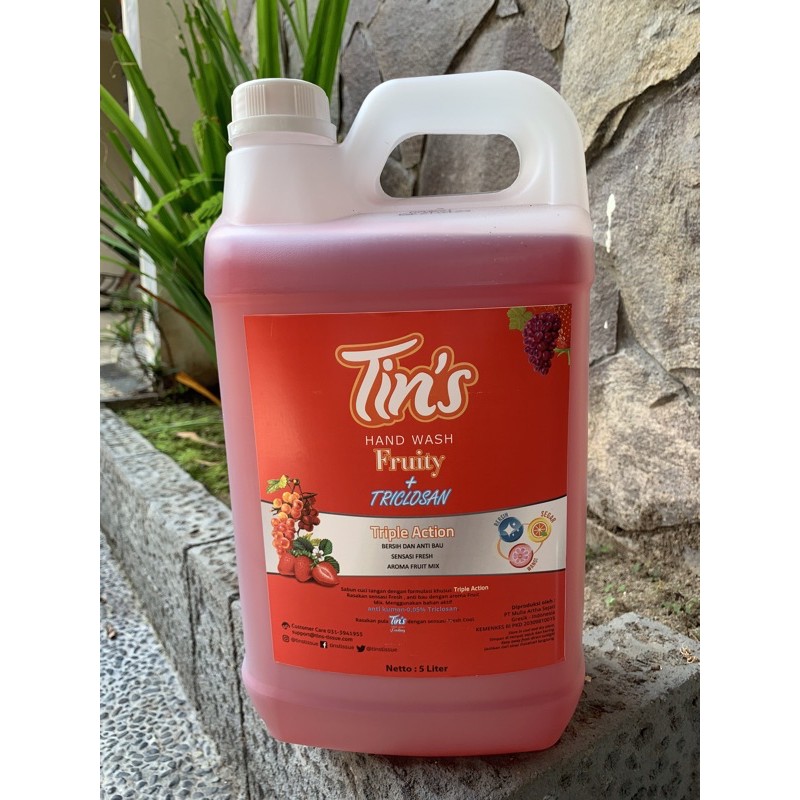 Jual Handwash Tins Tutty Fruitty Jurigen 5L | Shopee Indonesia