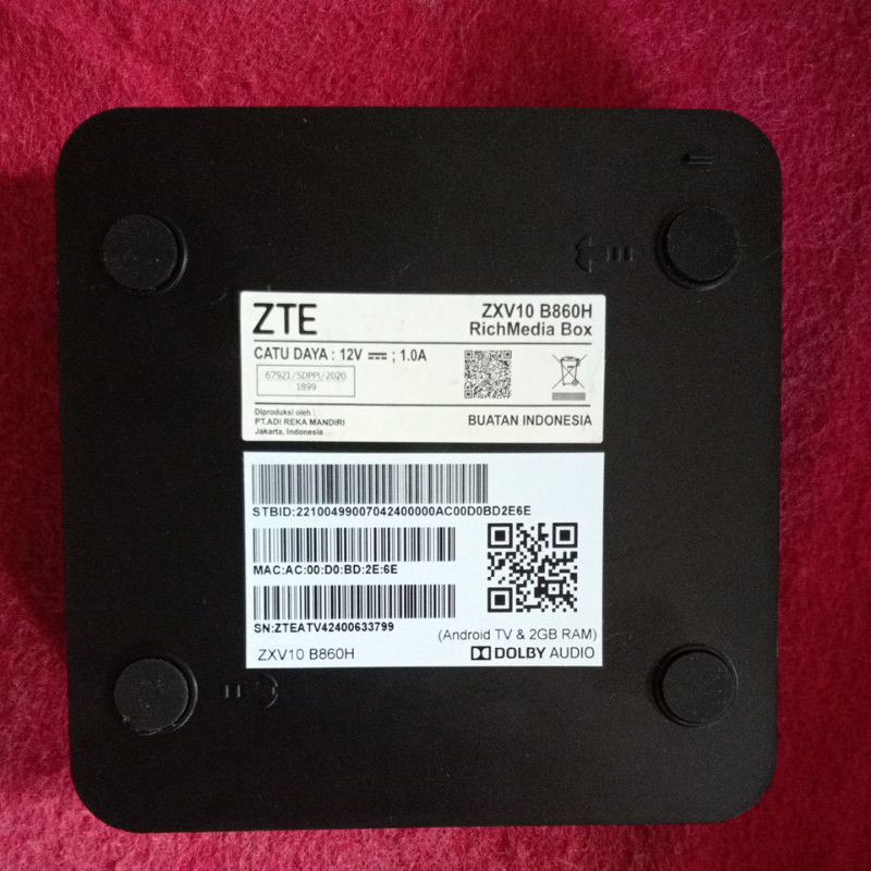 Jual STB ZTE B860H V5 V2 V1 & Fiberhome HG680-FJ | B866F ORIGINAL RAM 1/2GB | Shopee Indonesia