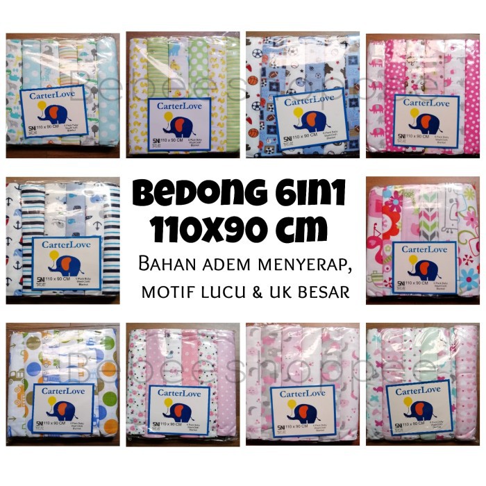 Jual Bedong Bayi 110x90 | Kain Bedong Bayi | Shopee Indonesia