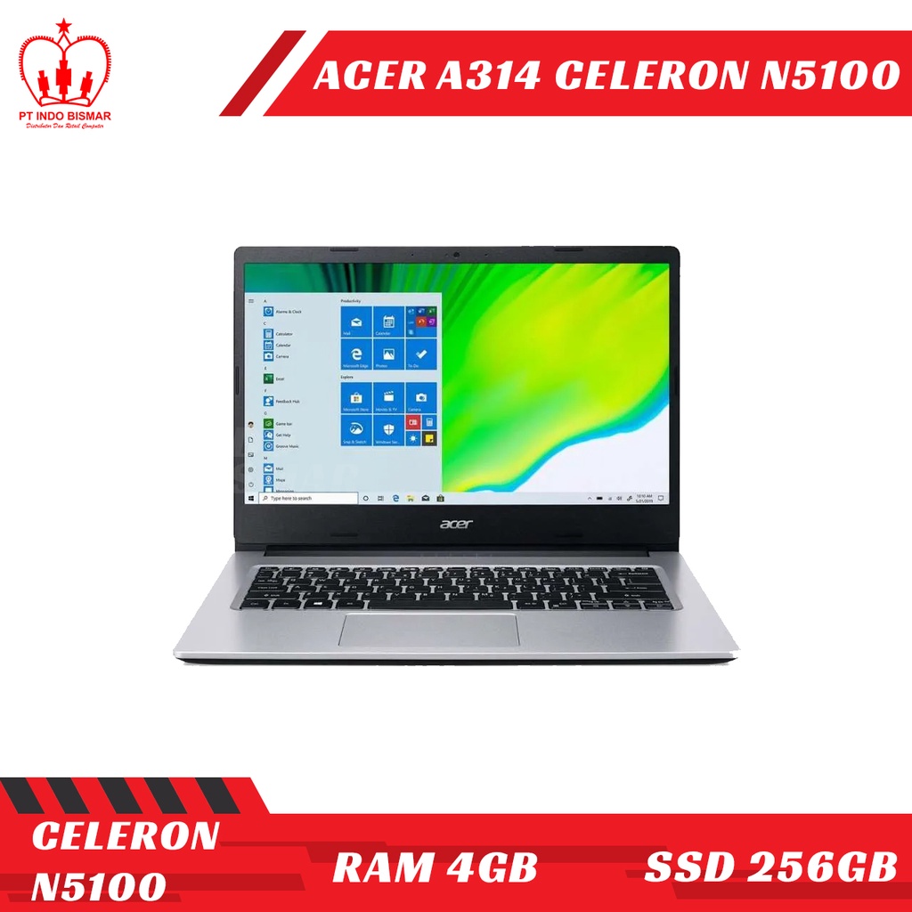 Jual ACER A314 CELERON N5100 / 4GB / 256GB | Shopee Indonesia