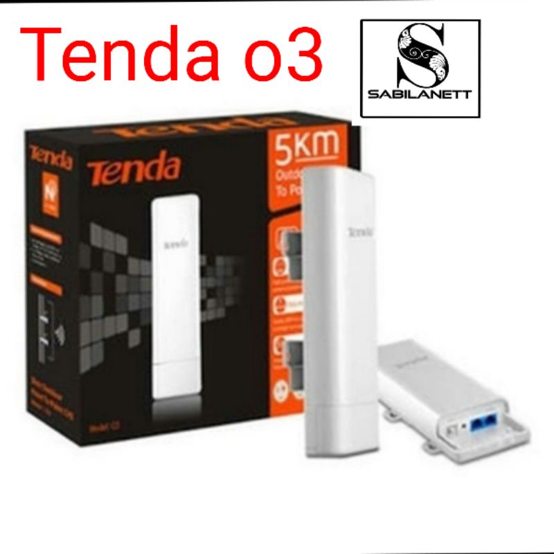 Jual TENDA O3 5km Outdoor Point To Point CPE - TENDA 03 Wireless Router ...