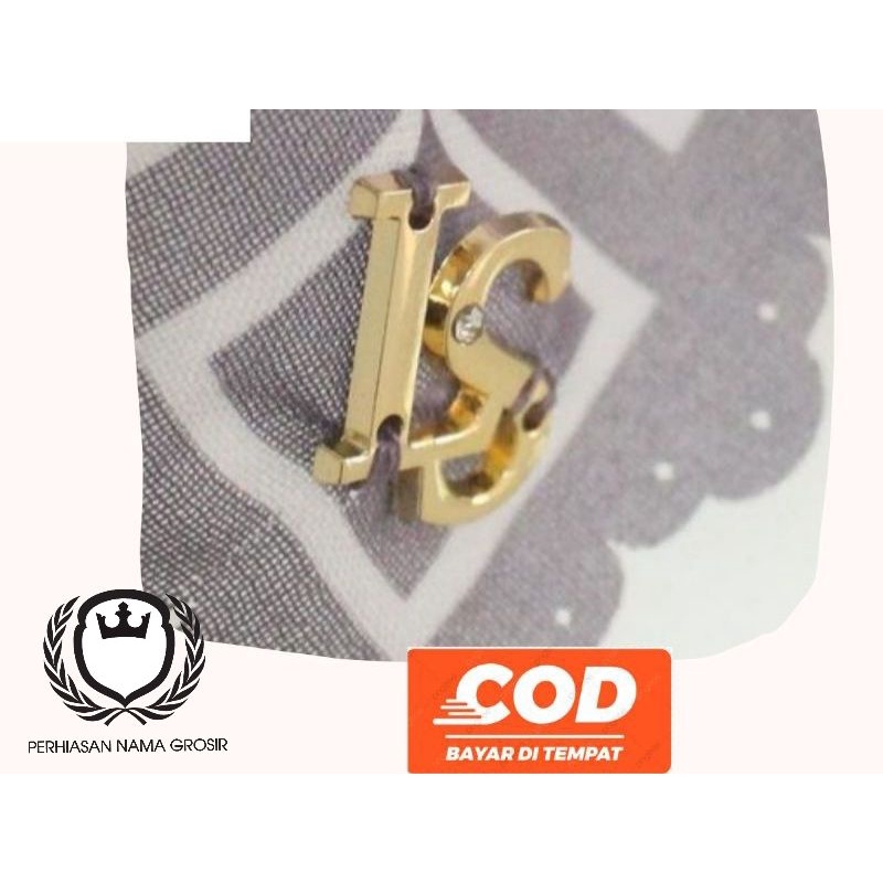 Jual (READY STOCK) Bros Jahit LA SABELLE | LS Brooch jahit Label hijab ...