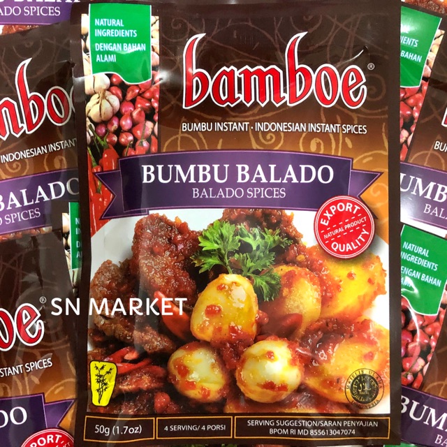 Jual Bamboe Bumbu Balado 50 gr | Shopee Indonesia
