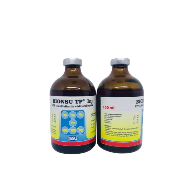 Jual ISSU / Bionsu TP INJ Vitamin ATP Doping Pemacu Energi Instan Untuk ...