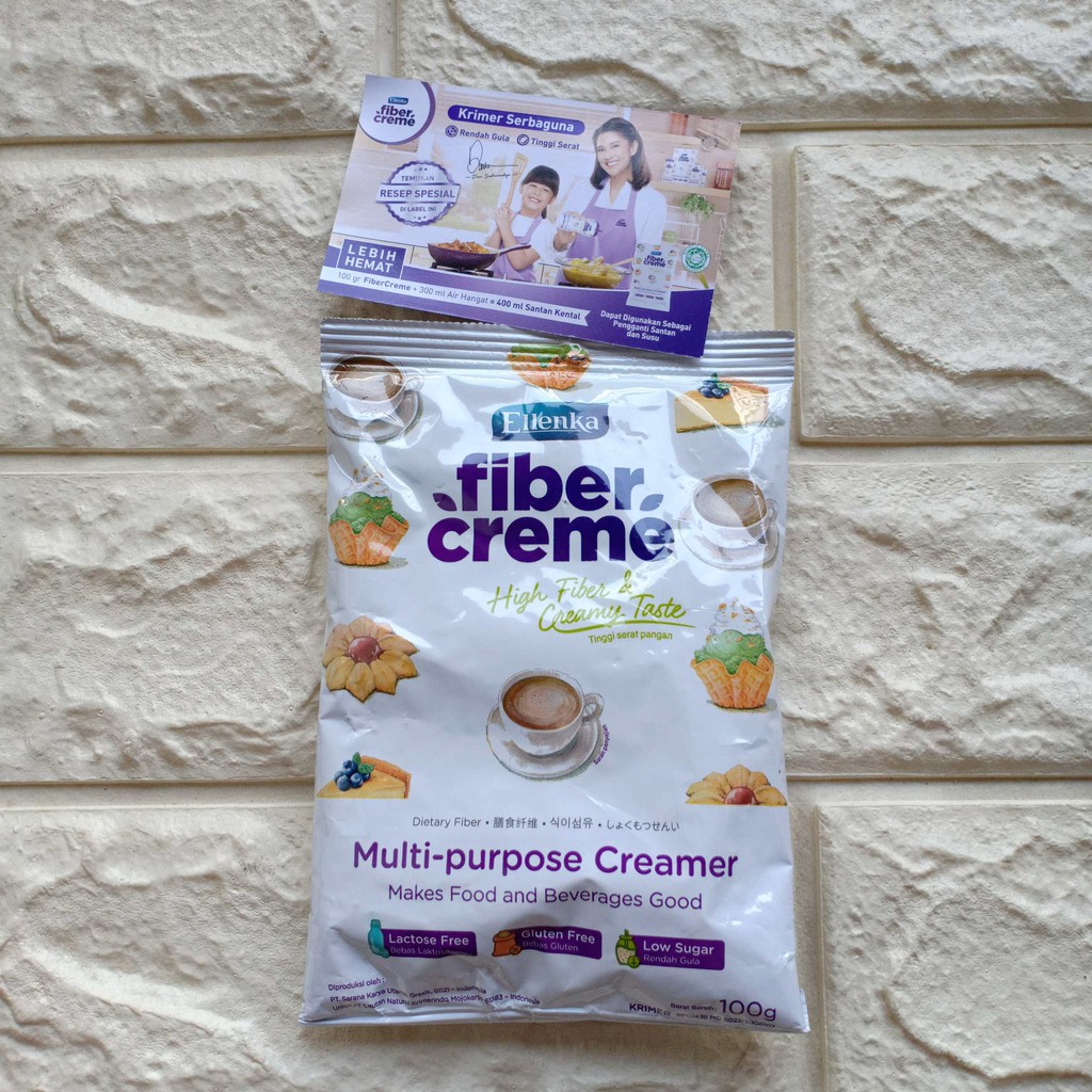 Jual Ellenka Elenka Fiber Creme 100gr Multi Purpose Creamer Krimer Krim ...