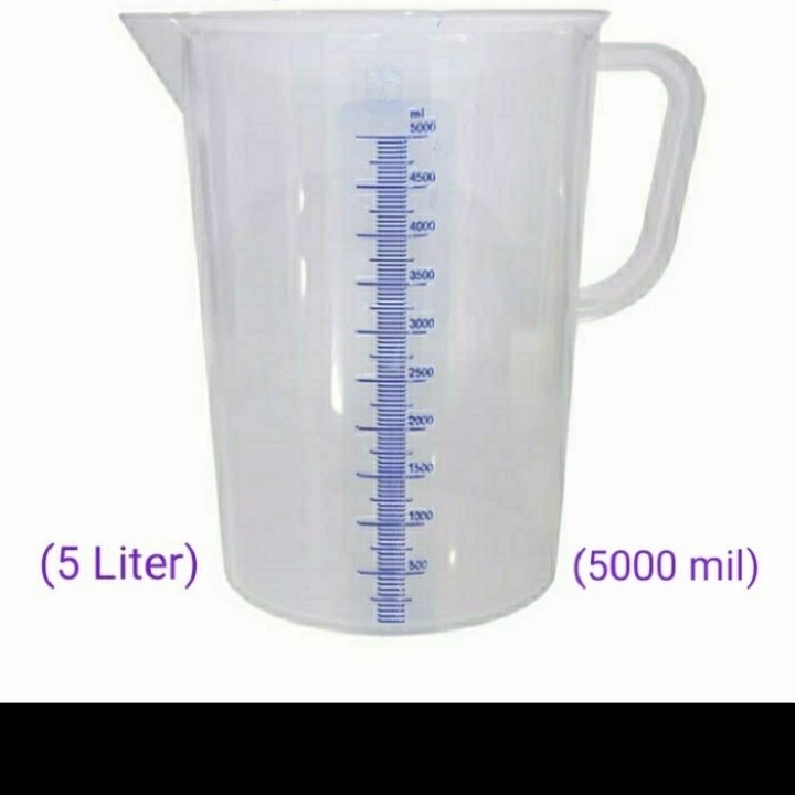 Jual GREEN LEAF 1835 MEASURING CUP GELAS UKUR TAKAR PLASTIK 5000ML 5000 ML | Shopee Indonesia