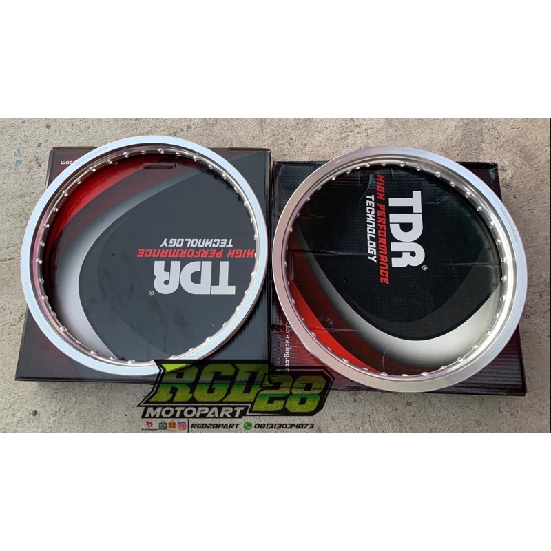 Jual VELG TDR WX SILVER UK160/185 UNIVERSALL SEMUA MOTOR | Shopee Indonesia
